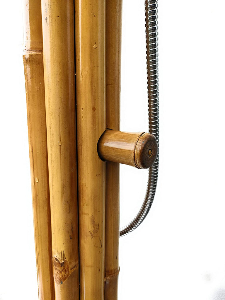 Round Bamboo Bundle Outdoor Shower | 7' Tall – Boohugger